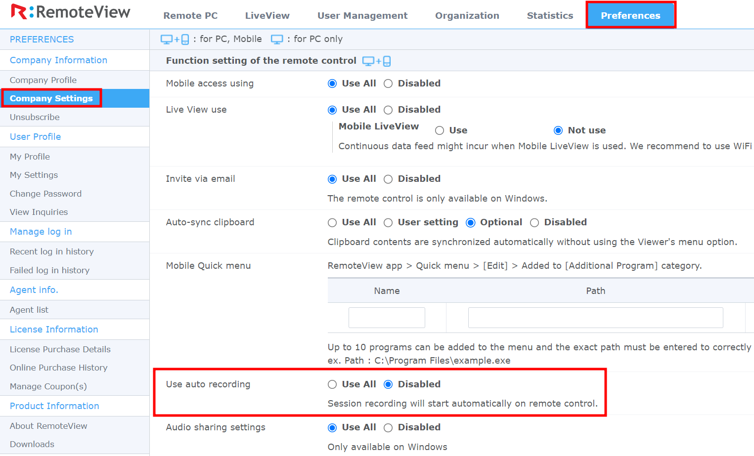 How to Set Up & Use Auto Recording (Windows) – RemoteView Help Center