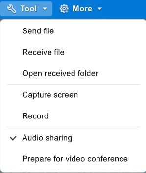 Remote Control Top Menu Bar Features – RemoteView Help Center