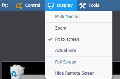 Video Mode Control Top Menu Bar Features – RemoteView Help Center